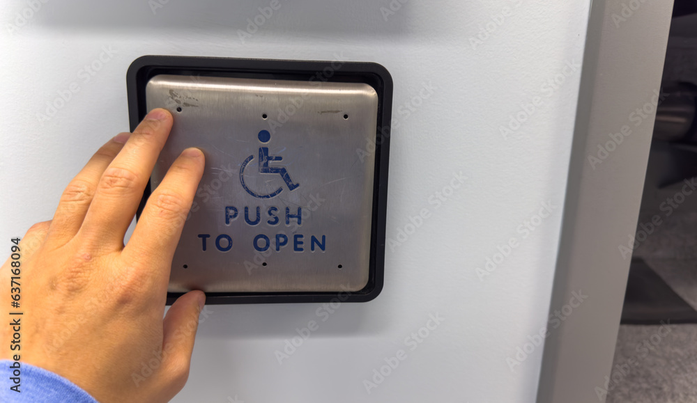 blue handicap sign, universal emblem of accessibility and inclusivity ...