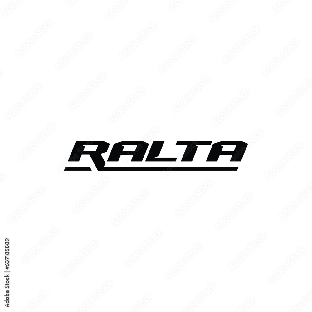 Ralta Motor Sport logo icon vector template.eps Stock ベクター | Adobe Stock