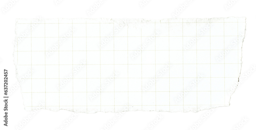 Ripped Paper note memo grid vintage scrapbook high quality isolated ...