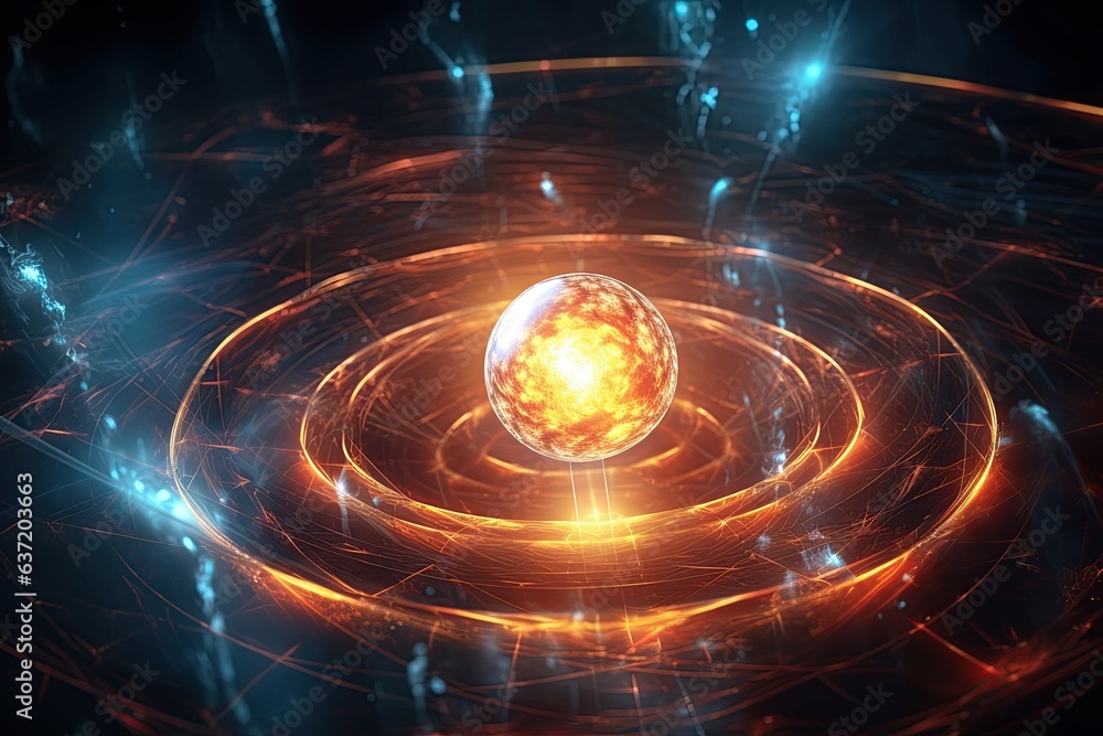 The atomic nucleus is the small, dense region consisting of protons and ...