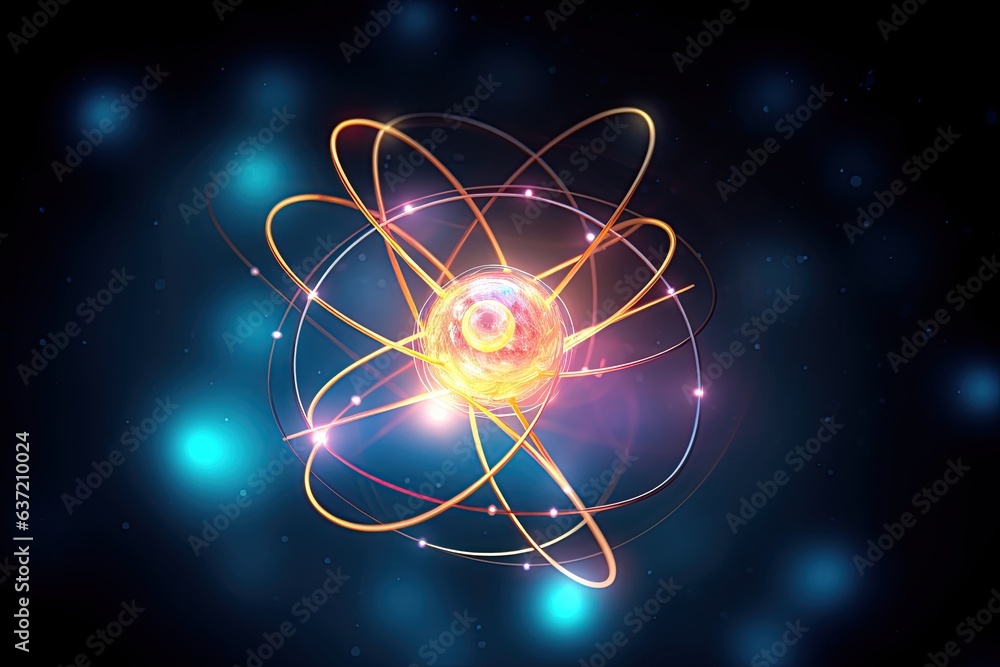 The atomic nucleus is the small, dense region consisting of protons and ...