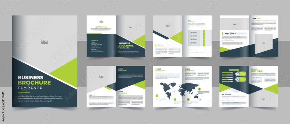 Creative layout template for company profile ,annual report , brochures ...