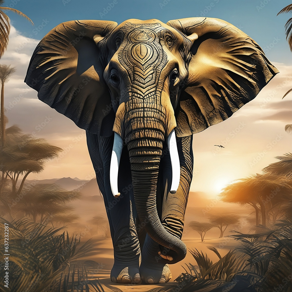 Stunning Ultra HD Realistic Elephant Drawing: Intricate Details and ...