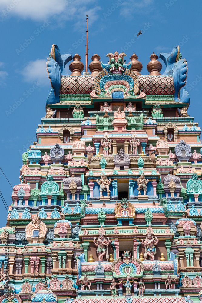 Sri Ranganatha Swamy Temple,Ranga Ranga Gopuram Tower Srirangam, a ...