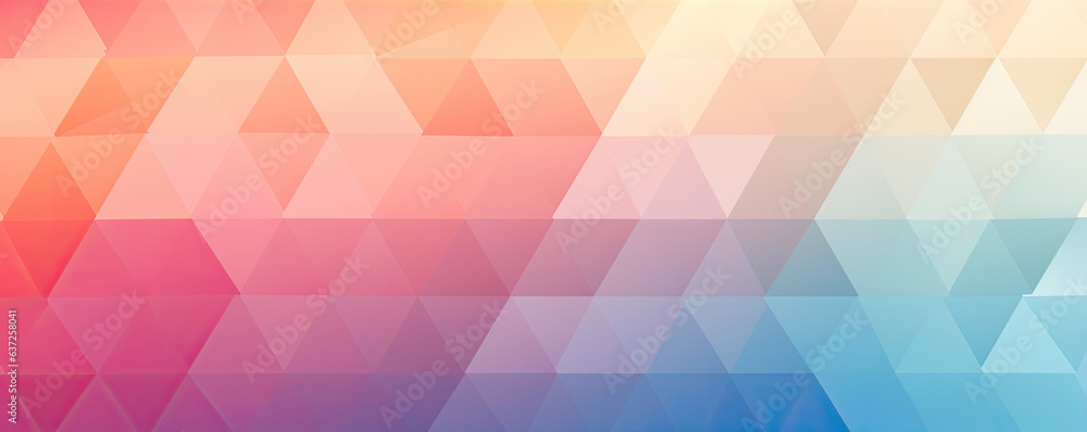 Triangle color shape background. Pastel triangle Grid Mosaic rainbow ...