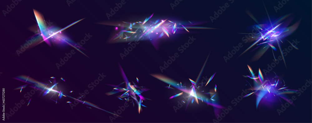 Ethereal Overlay crystal light refraction pattern for adding effects to ...