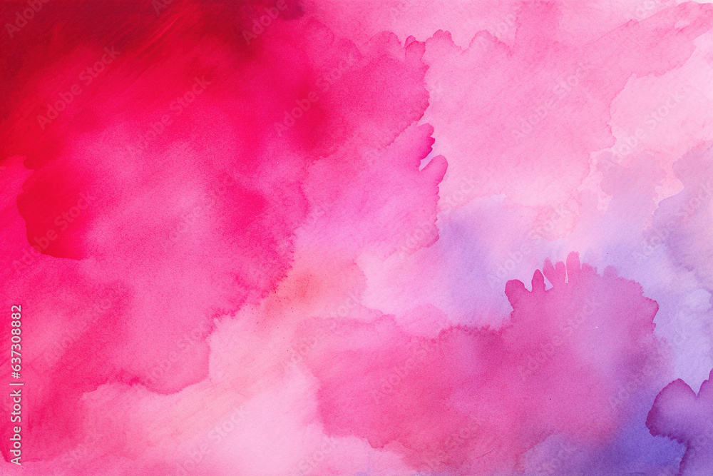 Hot pink watercolor canvas for striking background designs Stock ...