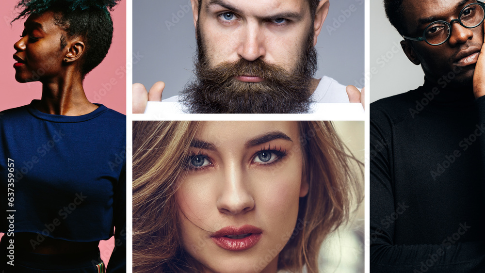 Split Screens - 4 Frame Stock Template | Adobe Stock