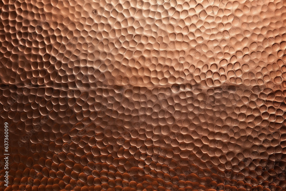 Hammered Copper Texture with Raised Indentations, background textured ...