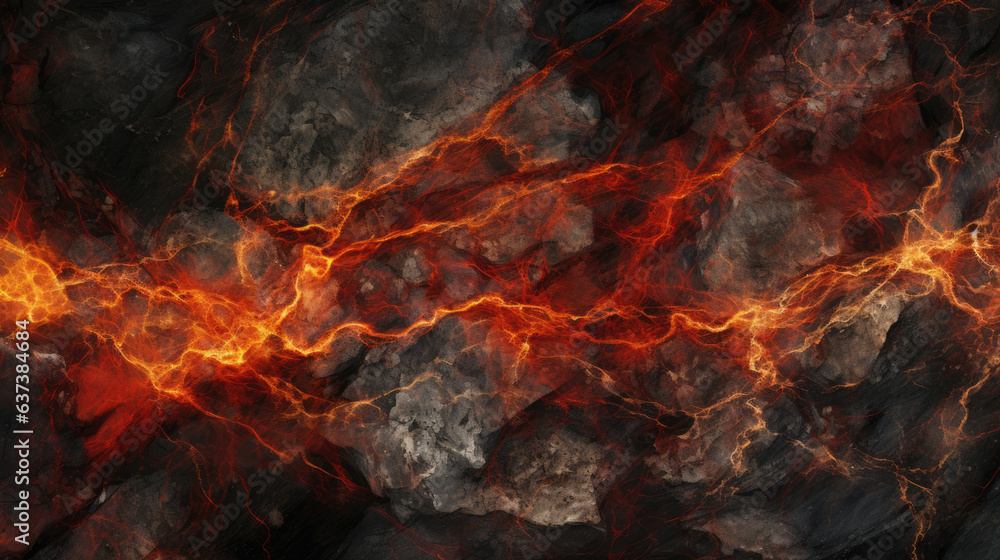 Black and red high detail marble and granite stone texture with red ...