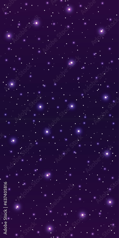 Realistic stars background Stock Vector | Adobe Stock