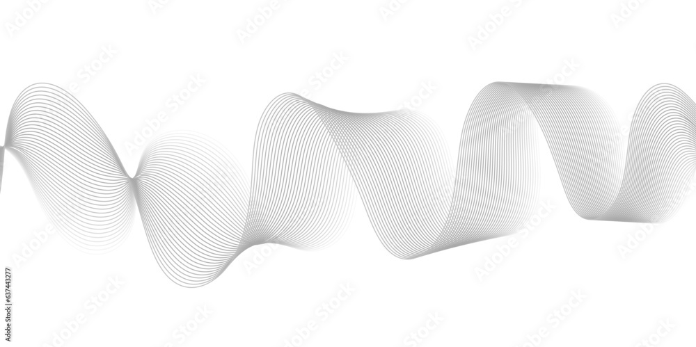 striped fluid waveline white pearl tone modern art technology ...