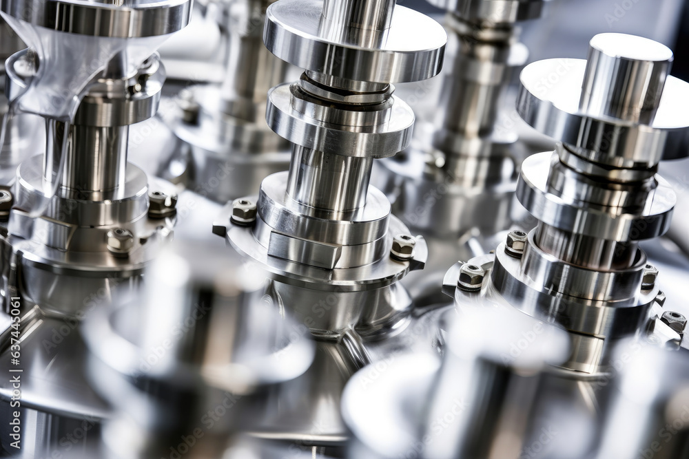 A mesmerizing portrayal capturing the intricate interplay of valves and ...