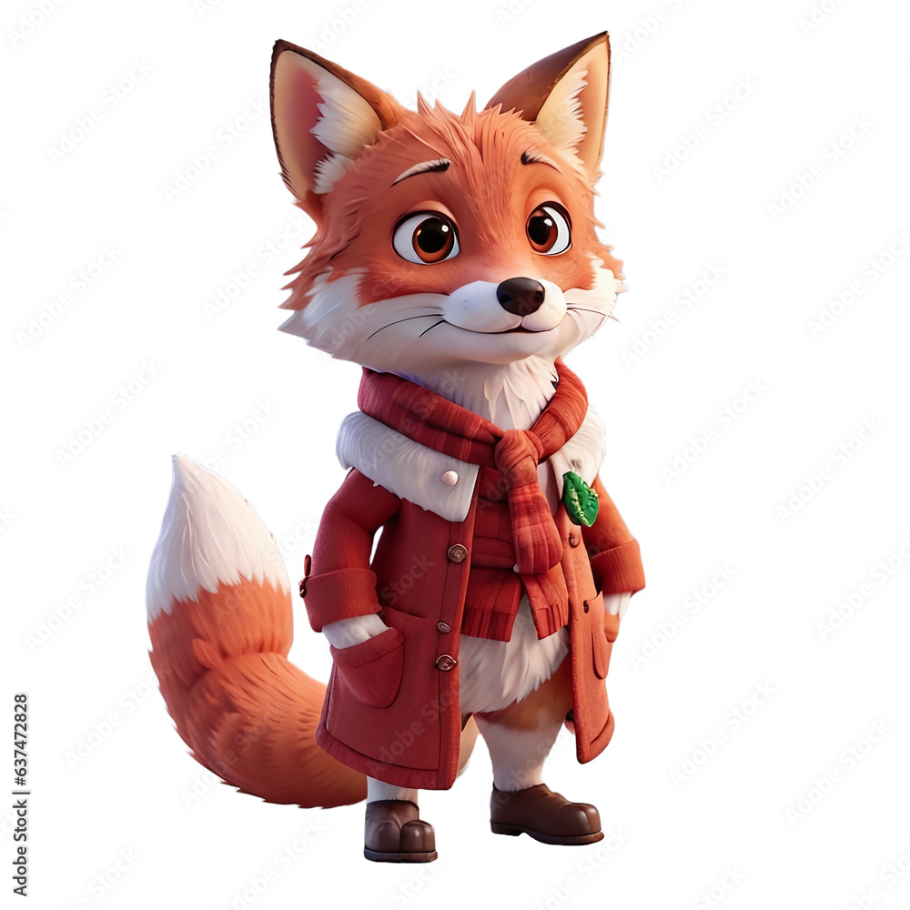 Santa Hat Animals Xmas Fox SVG Winter Clipart, Animals SVG Bundle fox ...