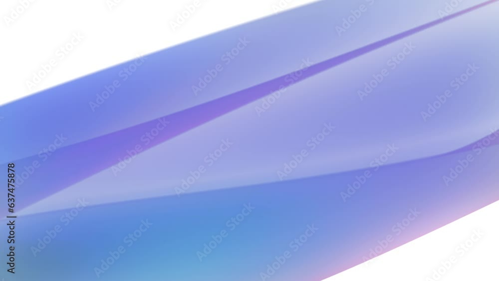 Loopable 3D Animation - Colorful abstract background of a smooth wavy ...