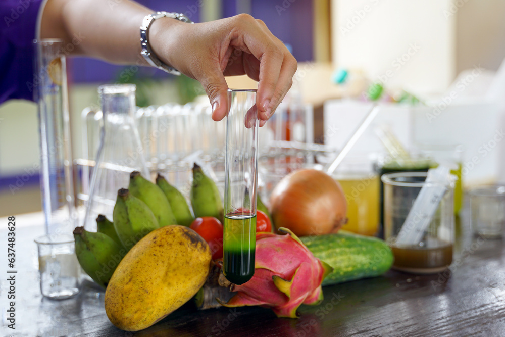 The experiment of extracting DNA from fruits and vegetables serves as a ...