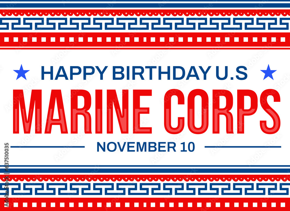 US. Happy Birthday the United States Marine Corps Wallpaper with stars ...