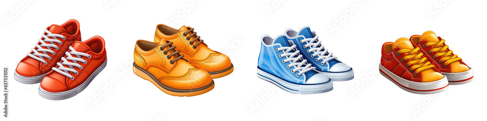 Shoes clipart collection, vector, icons isolated on transparent ...