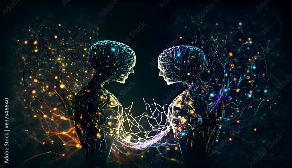 Siamese twins ai neural networks, innovation idea man neuro interface ...