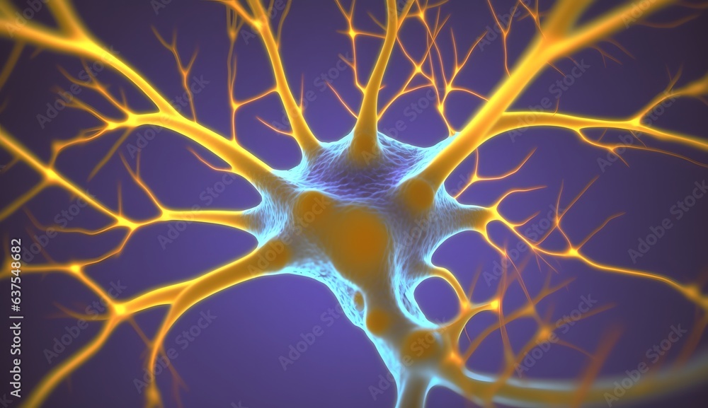neuro cell synapse, neural brain illustration, axon biology nervous ...