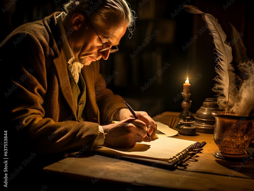 National Poetry Day: Quill and Ink, Old Poetry Books, and Creative ...