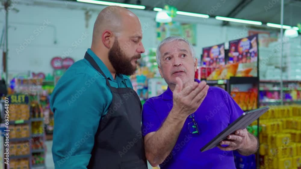 Workplace Conflict at Supermarket: Manager Reprimands Employee Over ...