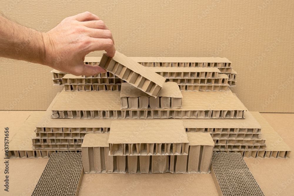 Basic architectural students project their work in 3rd architecture ...
