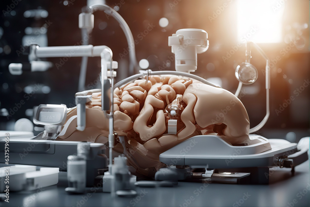 AI and the Medical Profession - Futuristic Organ Development Equipment ...