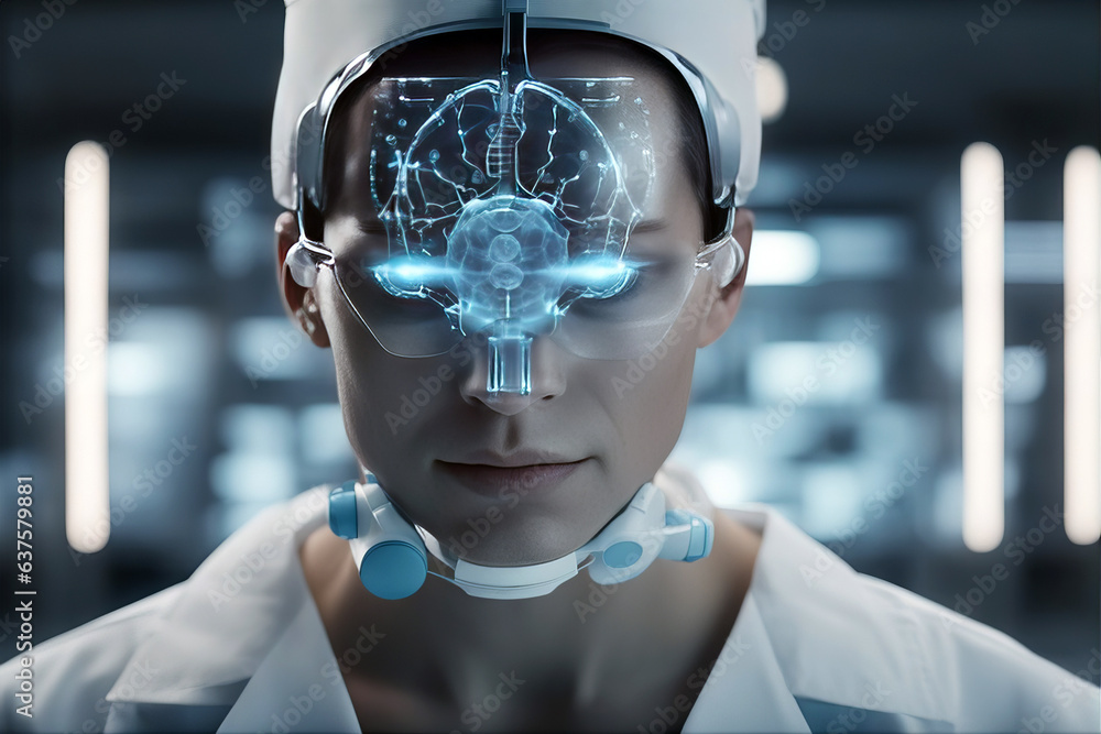 AI and the Medical Profession - Female Medical Professional with ...