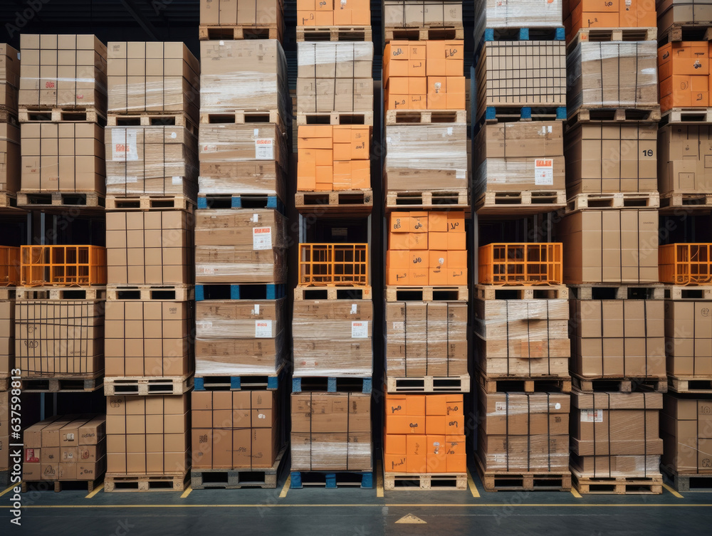 The aweinspiring sight of orderly and symmetrical palletisation ...