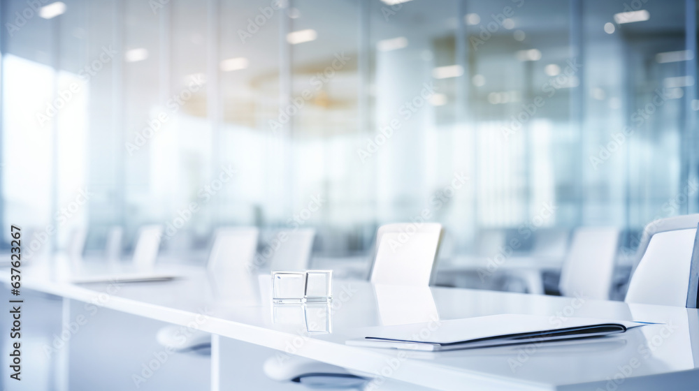 Blurred office interior space background. Blurred of office, for ...