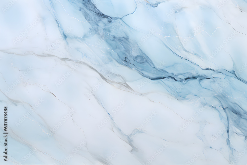 Sky Blue and White Marble Texture Background. Abstract seamless texture ...