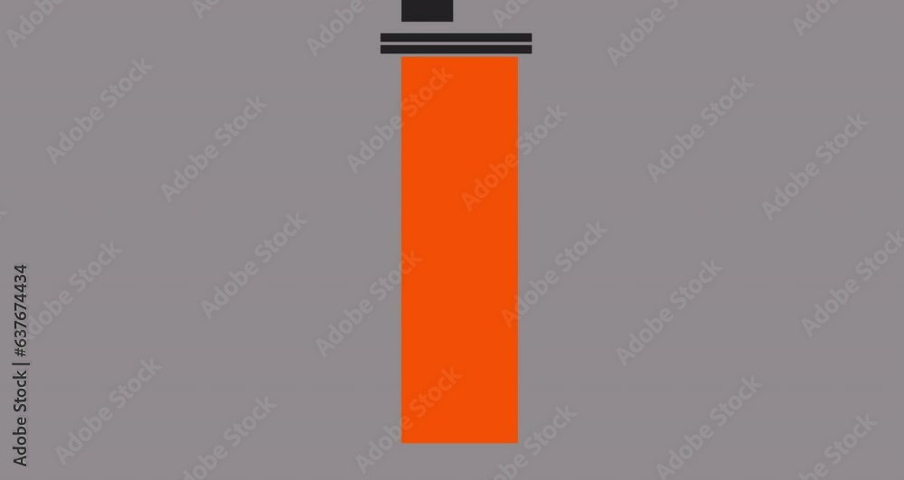 Simple moving left-to-right animation lower third in stunning vertical ...