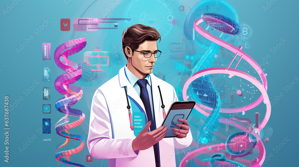 Digital Evolution of Science: DNA Helix Interface with Modern Medical ...