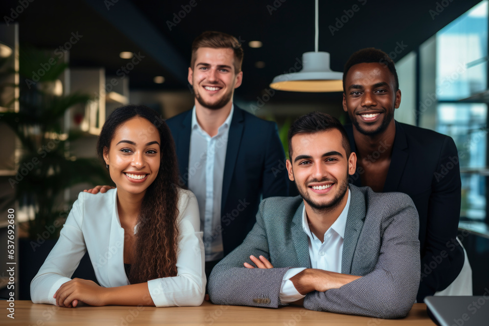 Business Leaders and Teamwork in the Modern Office, Office Community ...