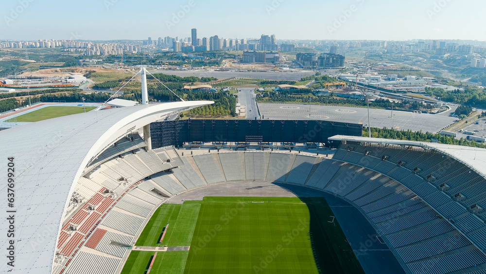 Istanbul, Turkey - June 24, 2023: The Ataturk Olympic Stadium is a ...