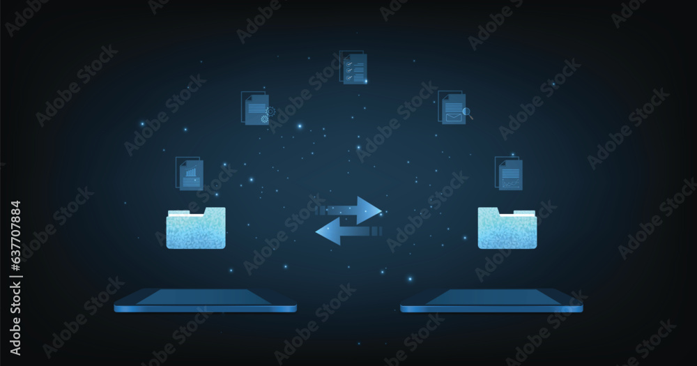 Document management and Data transfer through Mobile technology ...