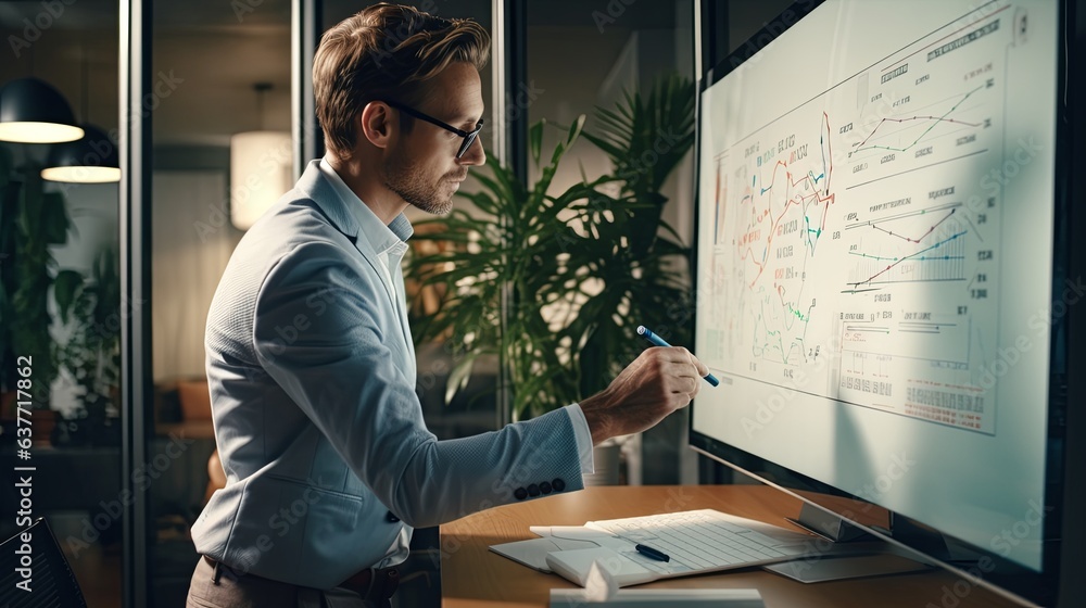 Diverse Office Conference Room Meeting: Asian male Project Manager ...