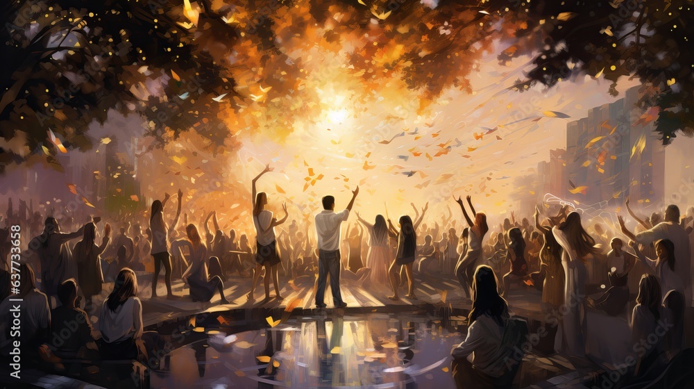 Vibrant holiday gathering with nature, master classes, and concert on a ...