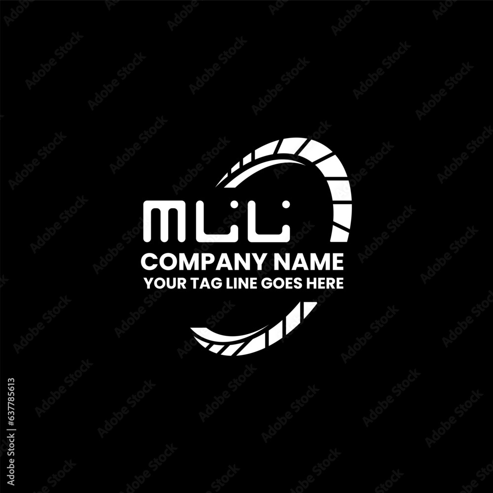 MLL letter logo creative design with vector graphic, MLL simple and ...