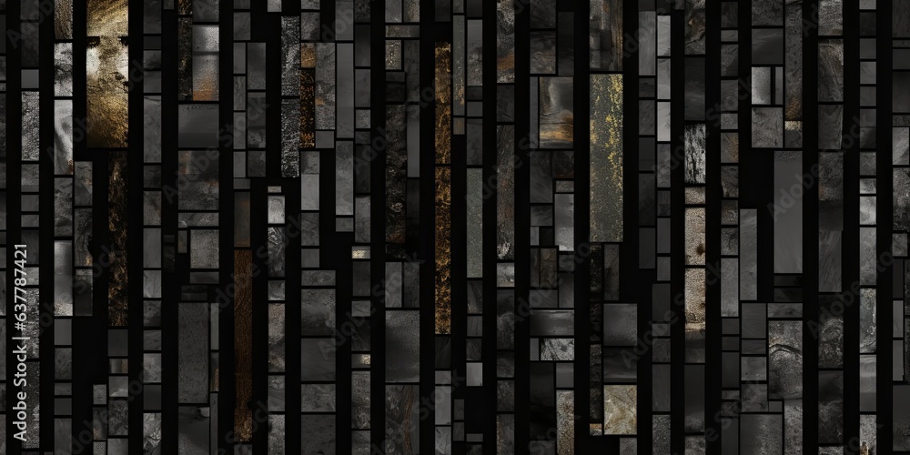 Seamless rich luxe black crystal gemstone contemporary patchwork ...