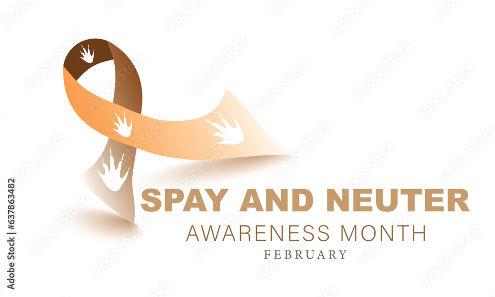 Spay and Neuter awareness month. background, banner, card, poster ...