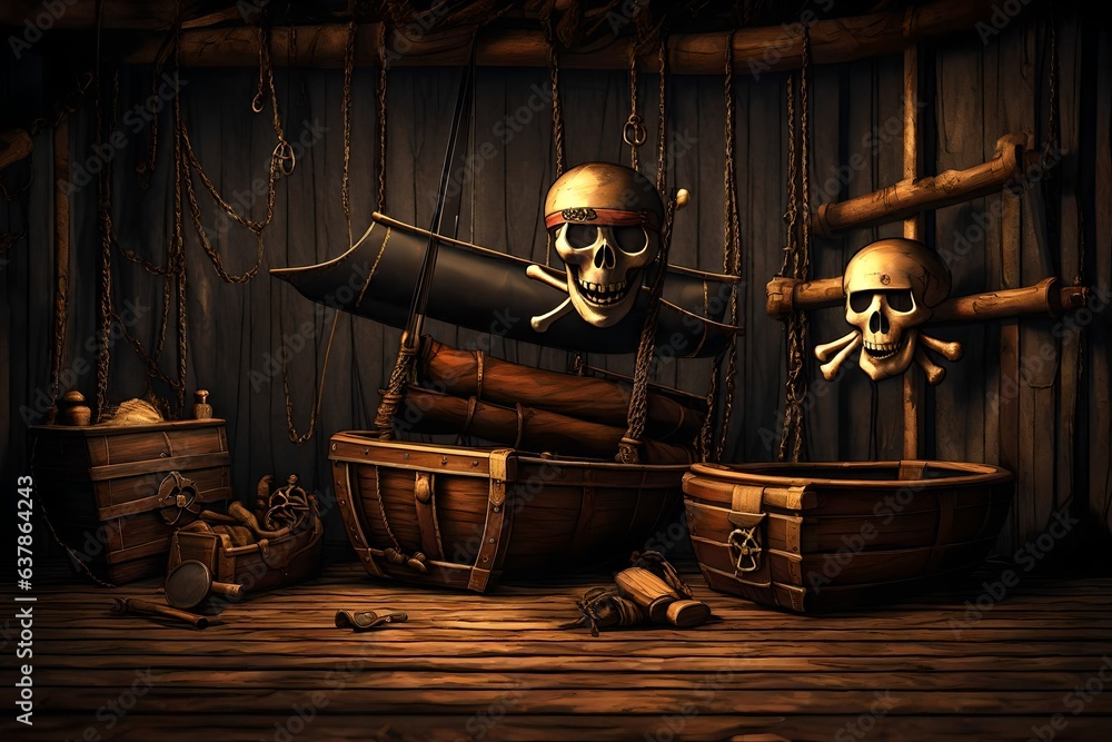 Pirates themed background - Pirates backgrounds series - Pirates theme ...