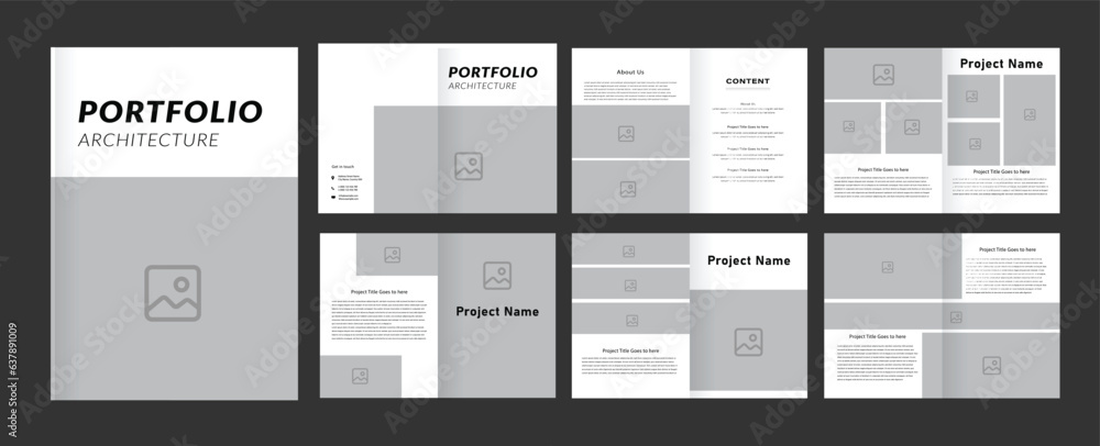 a4, architect, architect portfolio, architecture portfolio, brochure ...