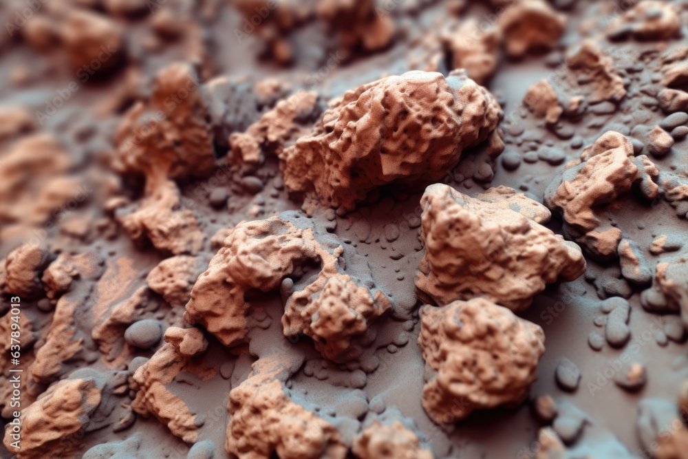 mars surface texture with small rocks Stock Photo | Adobe Stock