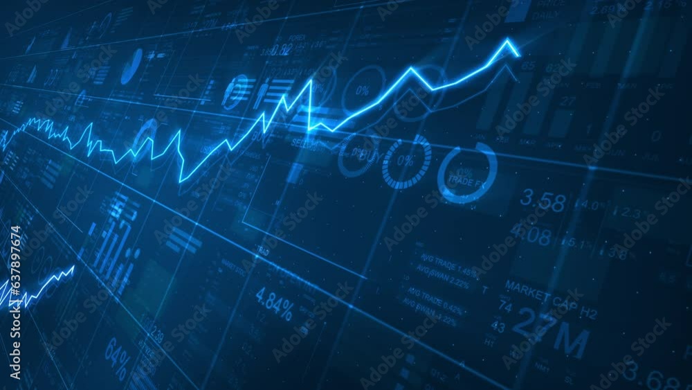 Stock Market Exchange Profit Trading Graph Analysis Investment Business ...