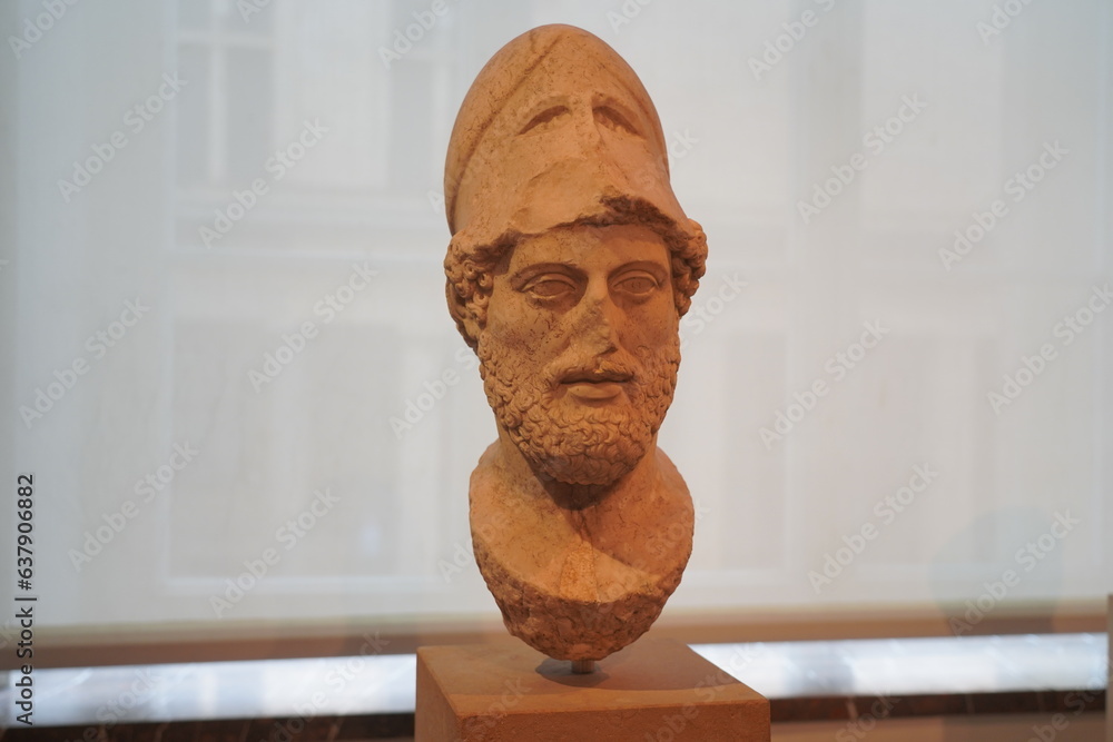 Foto de Büste von Perikles in der Antikensammlung des Alten Museums in ...