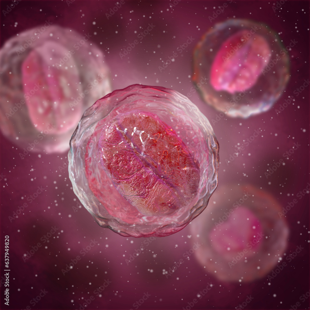 Medical background, eggs of helminths, parasitic worms, worms living in ...