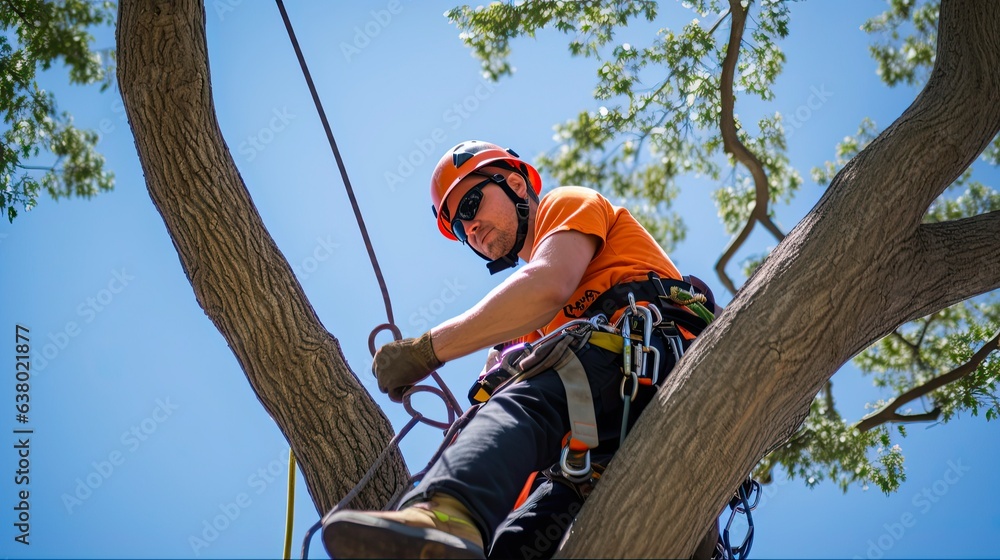 Foto de Professional Tree Cabling and Bracing to Maintain Healthy Trees. Elastic Cable Braces ...
