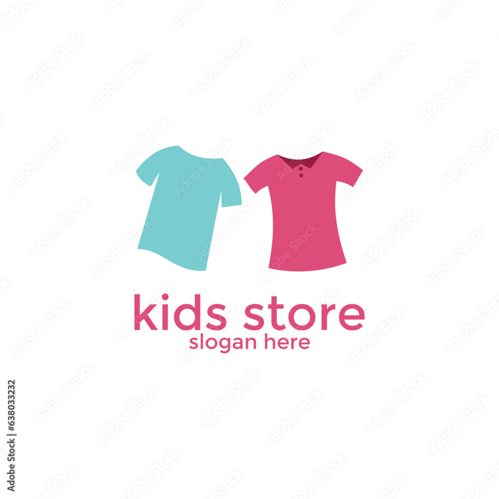 Kids Cloth Fashion logo designs template, Shirt logo vector, Clothes ...
